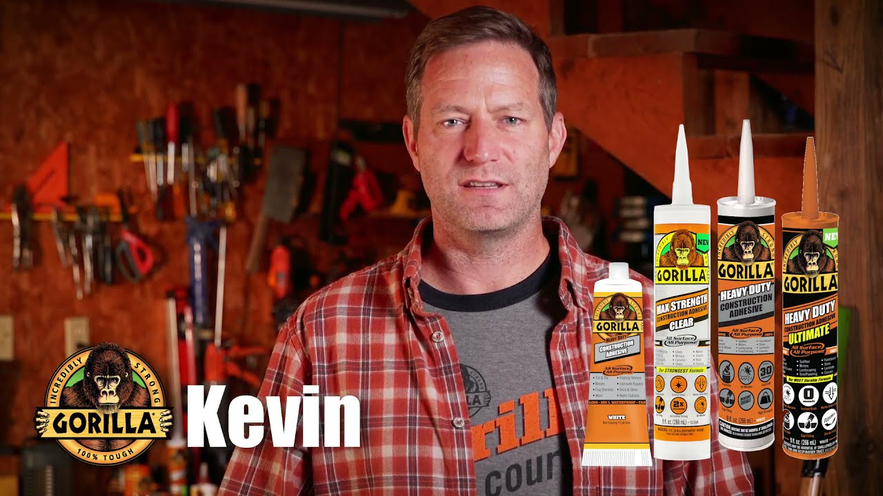 How To Use Gorilla Construction Adhesive