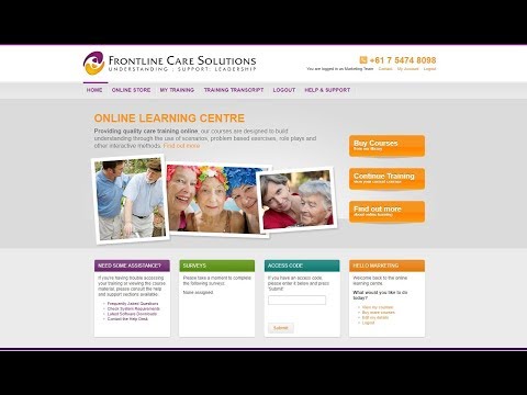 Online Learning Portal Virtual Tour