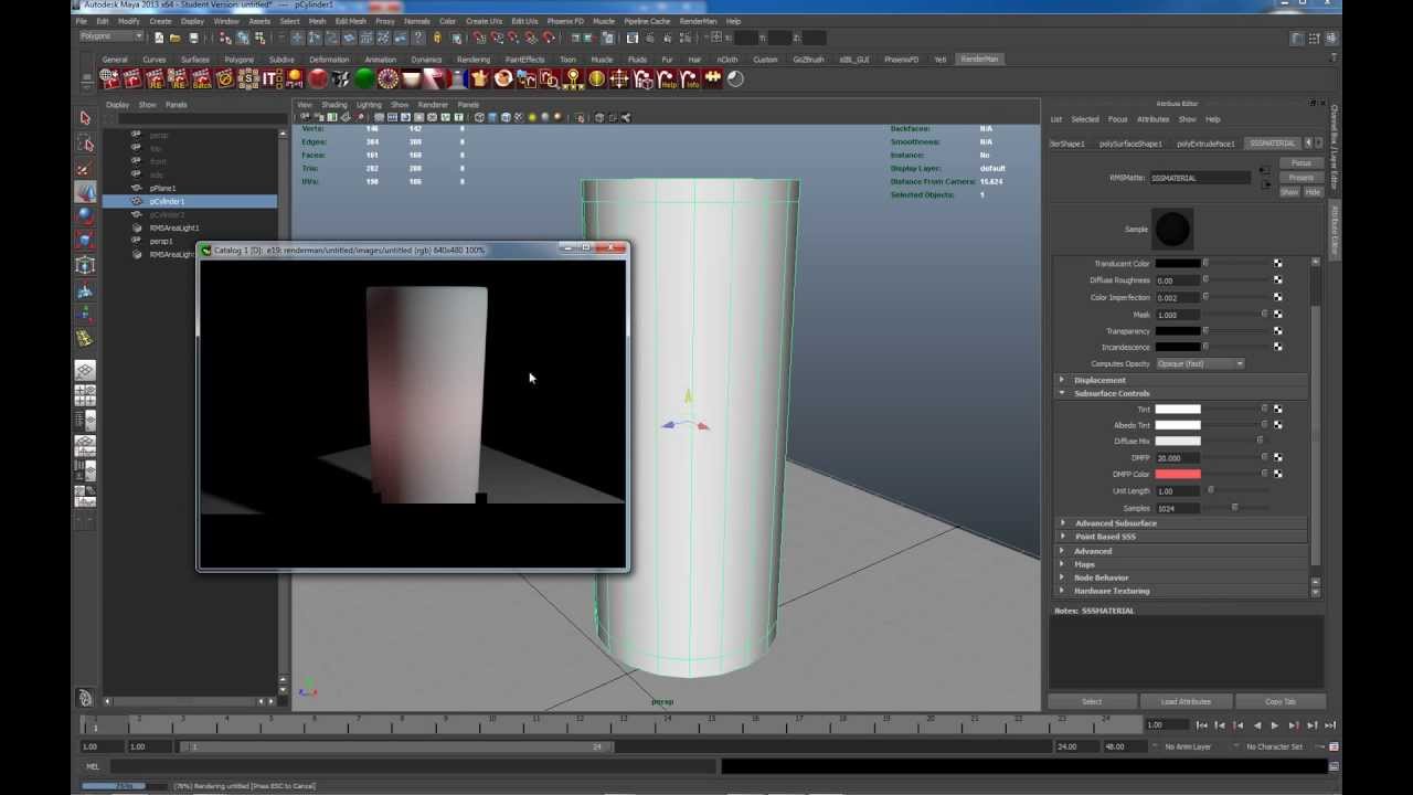 7_Intro to Renderman Subsurface Scattering
