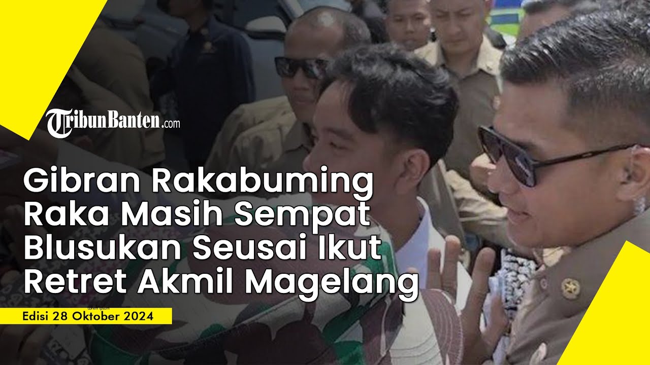 Gibran Rakabuming Sempat Blusukan usai Ikut Retret Akmil Magelang! - Tribun Video
