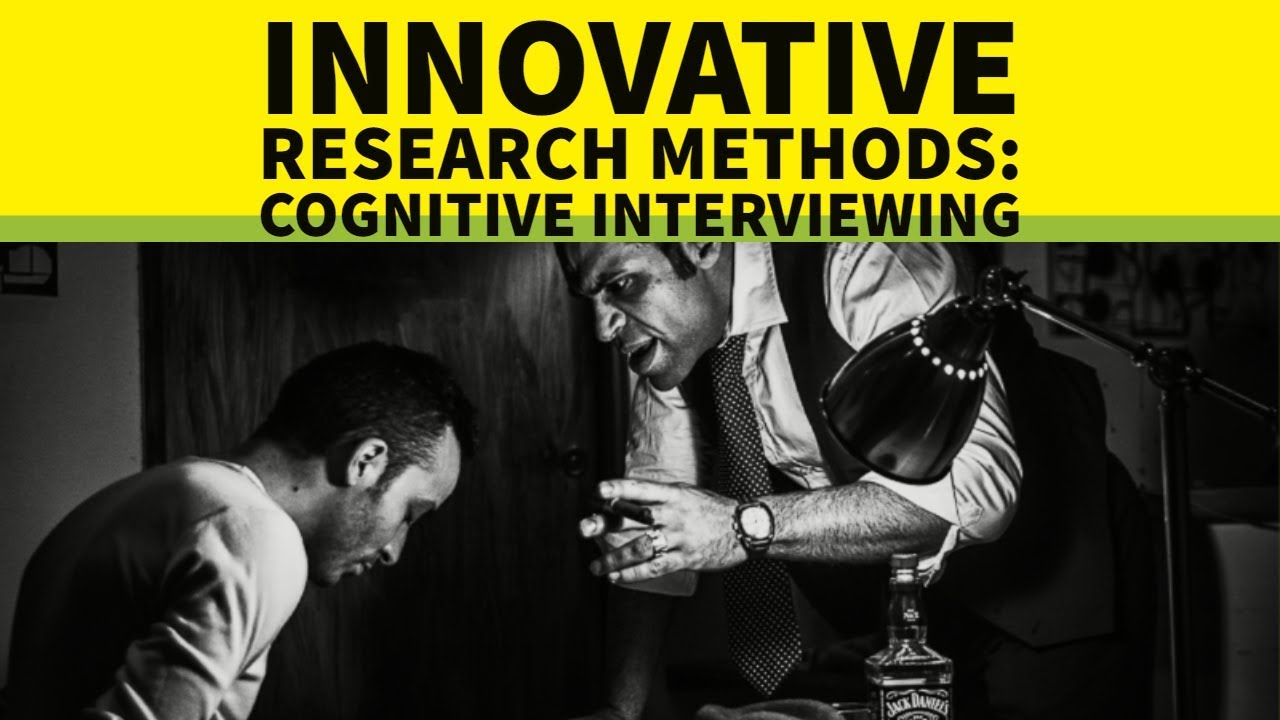 Qualitative interview - the cognitive interviewing method
