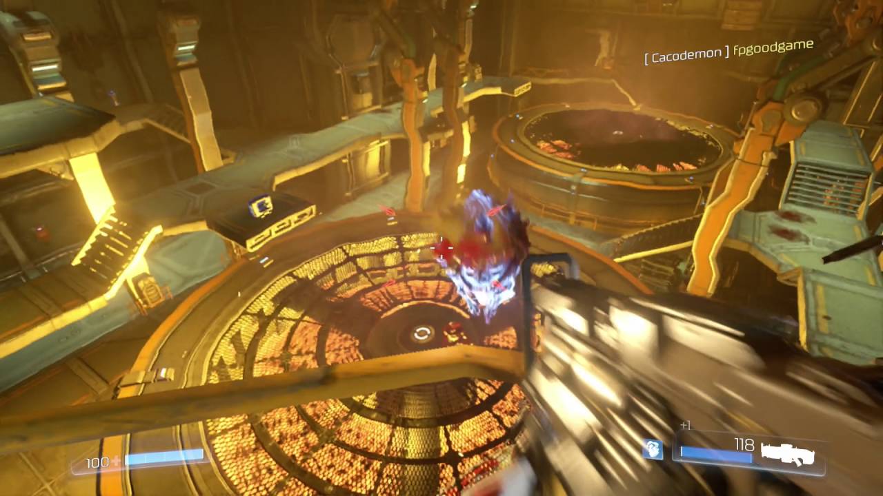 Doom 2016 Mancubus Meltdown Mini Boss Fight