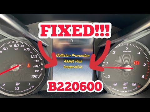 Mercedes Collision Prevention Assist Plus Inoperative B220600 FIXED!!