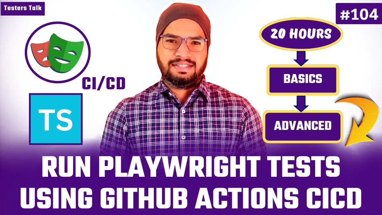 #104 How to Run Playwright Automation Tests Using GitHub Actions CI/CD | Auto Trigger GitHub Actions