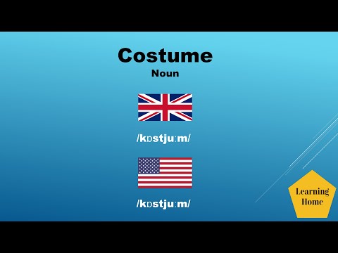 Costume meaning pronunciation and synonyms #Shorts