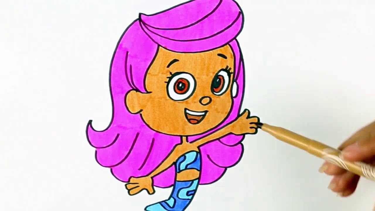 Bubble Guppies Molly Oona and Nonny Coloring Page l learning ...