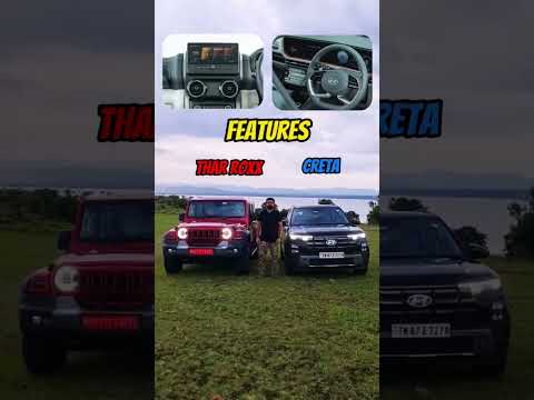 Mahindra Thar Roxx Vs Hyundai Creta! #comparison