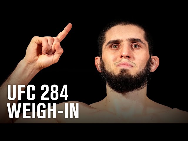 Islam Makhachev in tears as he makes weight for UFC 284
