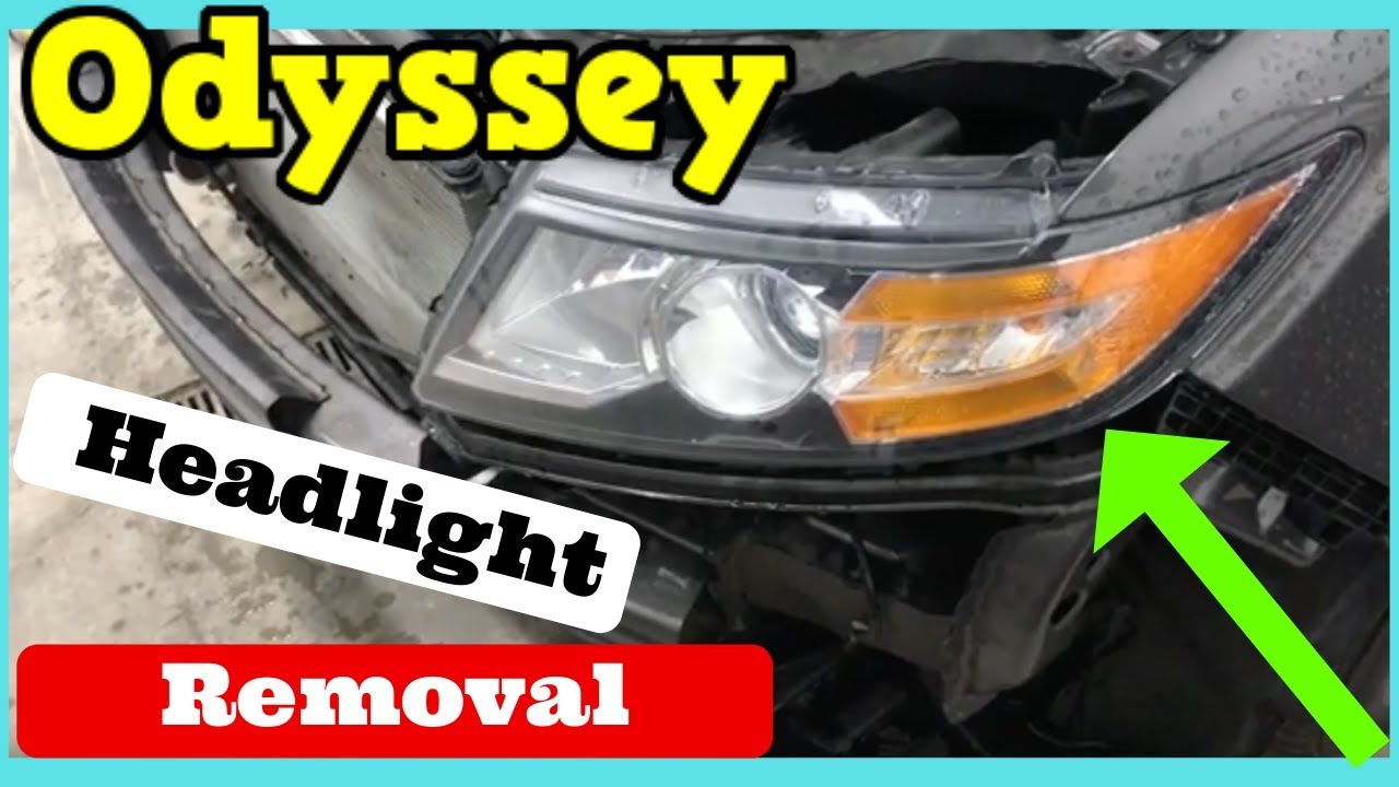 2011 2012 2013 2014 2015 2016 2017 Honda Odyssey Headlight Removal How to Remove Replace Install