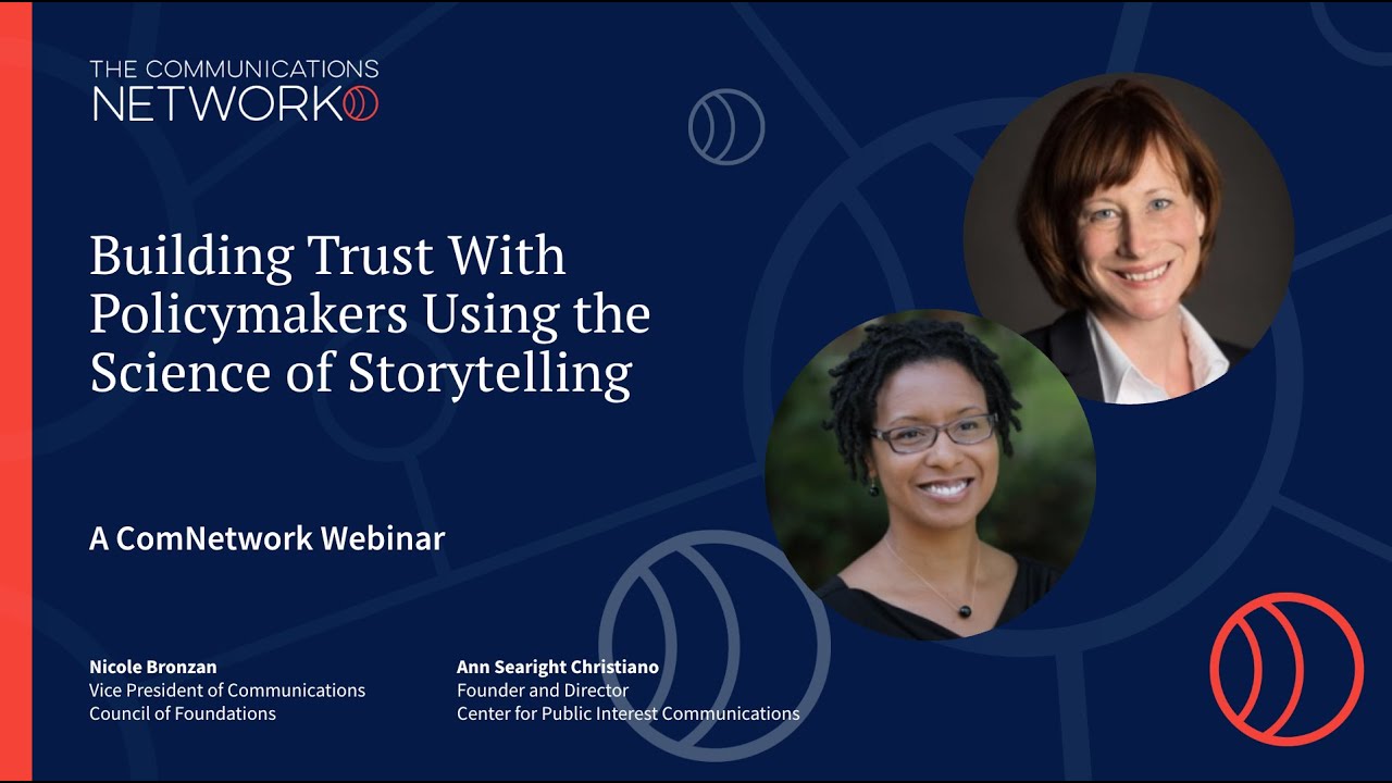 WEBINAR: Building Trust With Policymakers Using the Science of Storytelling