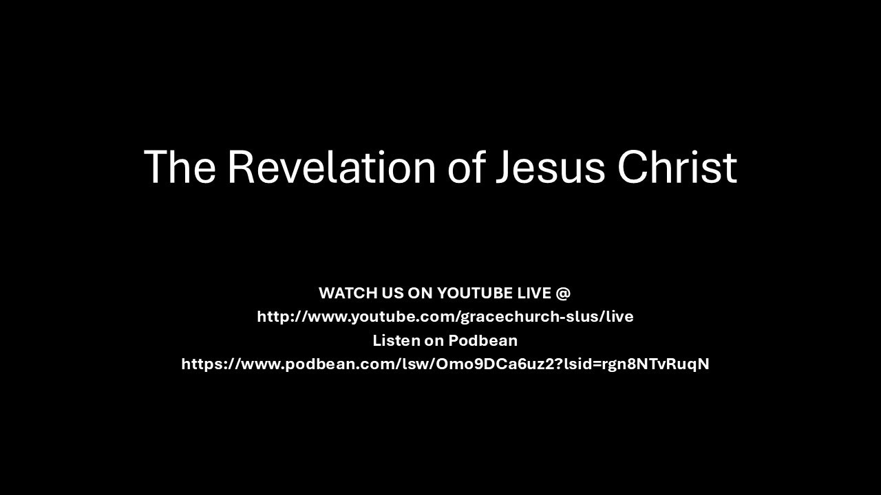 The rEvelation of Jesus Christ