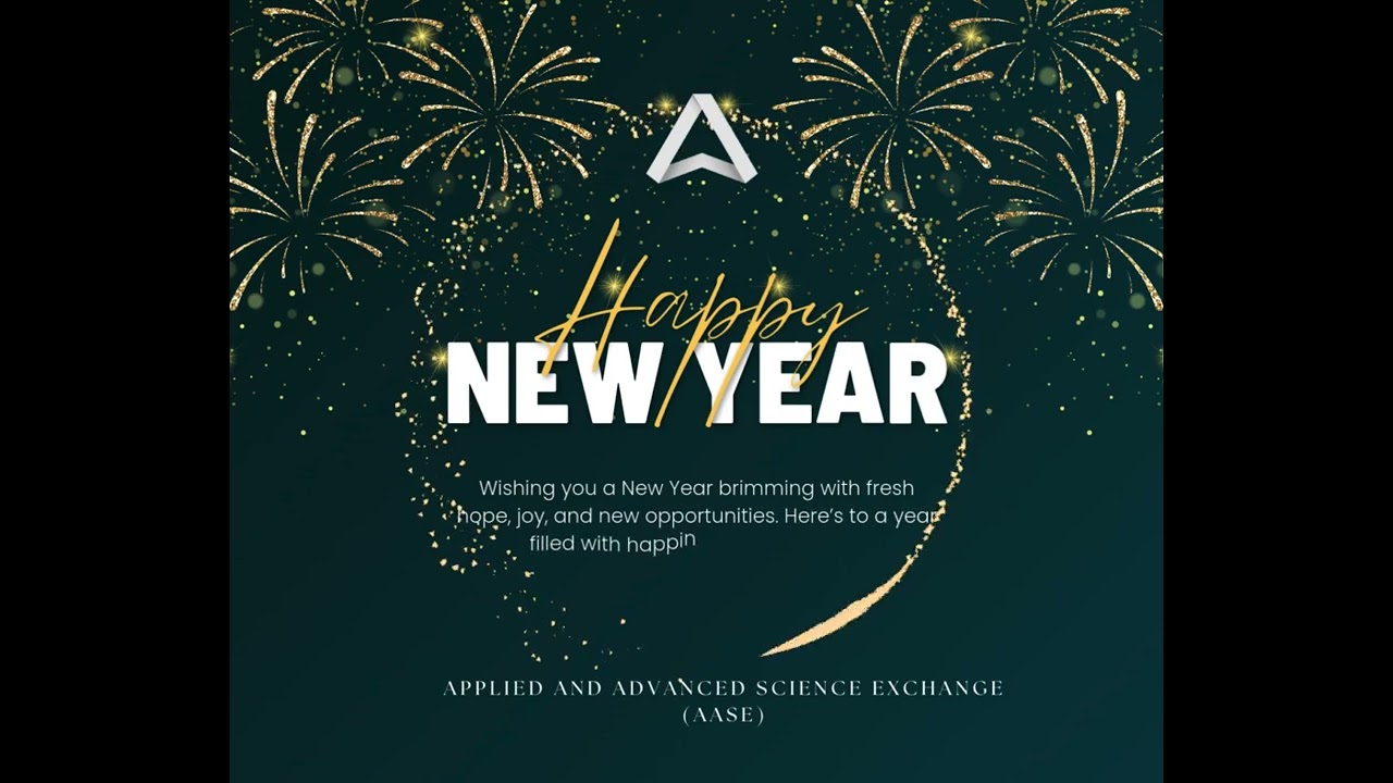 2025 Happy New Year AASE