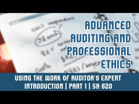SA 620 l Standards On Auditing | Using The Work Of Auditor's Expert | Introduction | Part 1