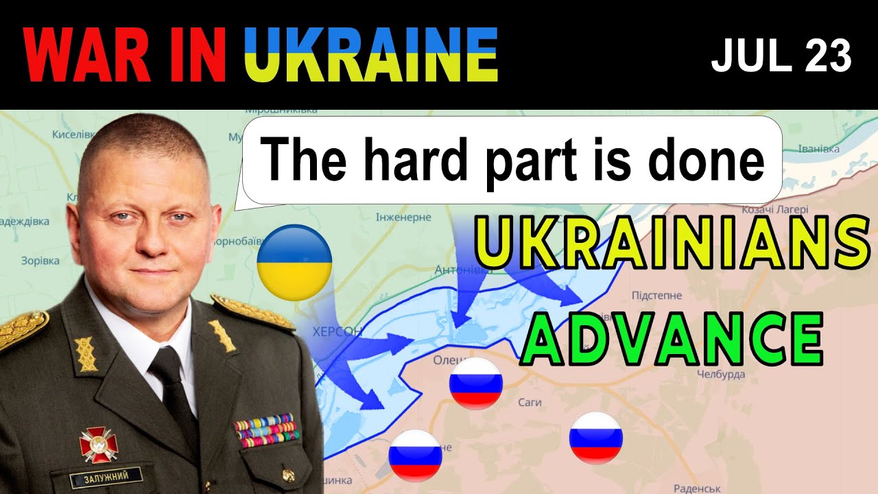 Frontline report: Ukrainians expand control over the Dnipro islands ...