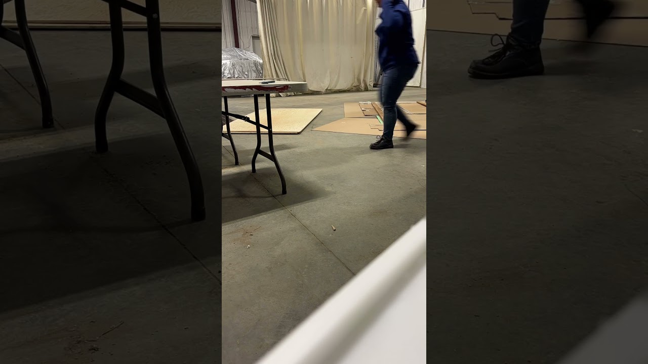 Video of template on the 3 sheets of pressboard