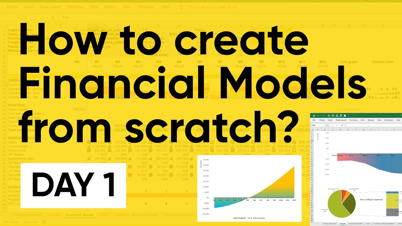 Financial Modelling Workshop - Day 1 (Full Video)