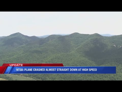 NTSB: Plane crashed almost straight down at high speed