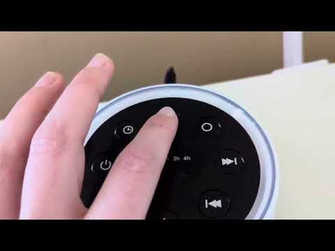 Sound Machine with 30 Soothing Sounds 12 Colors Night Light White Noise Machine Review