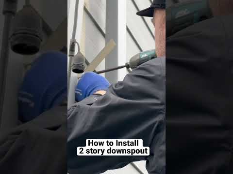 How I Install Downspout