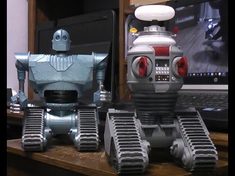 j5-b9 robot body for use with J5 motorized 1/5th scale treads. by RobotHut - Thingiverse