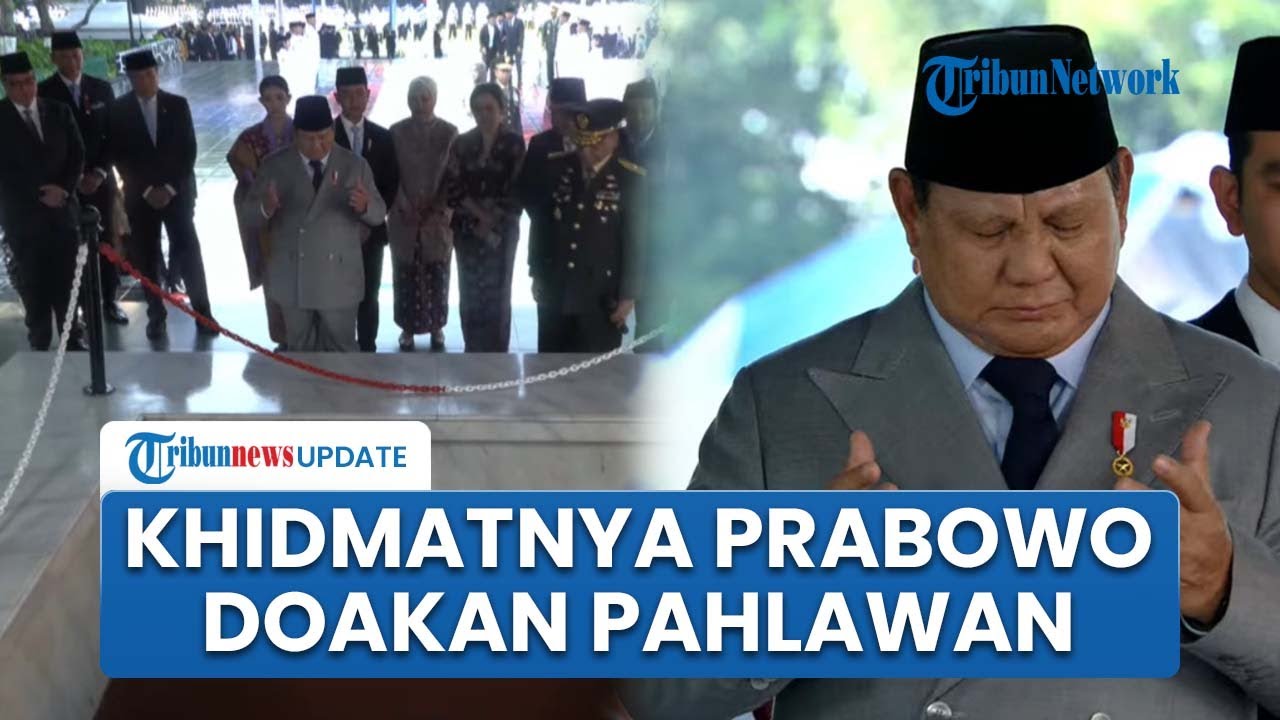 Kunjungi Sumur Maut Lubang Buaya, Prabowo Khidmat Doakan Pahlawan ...
