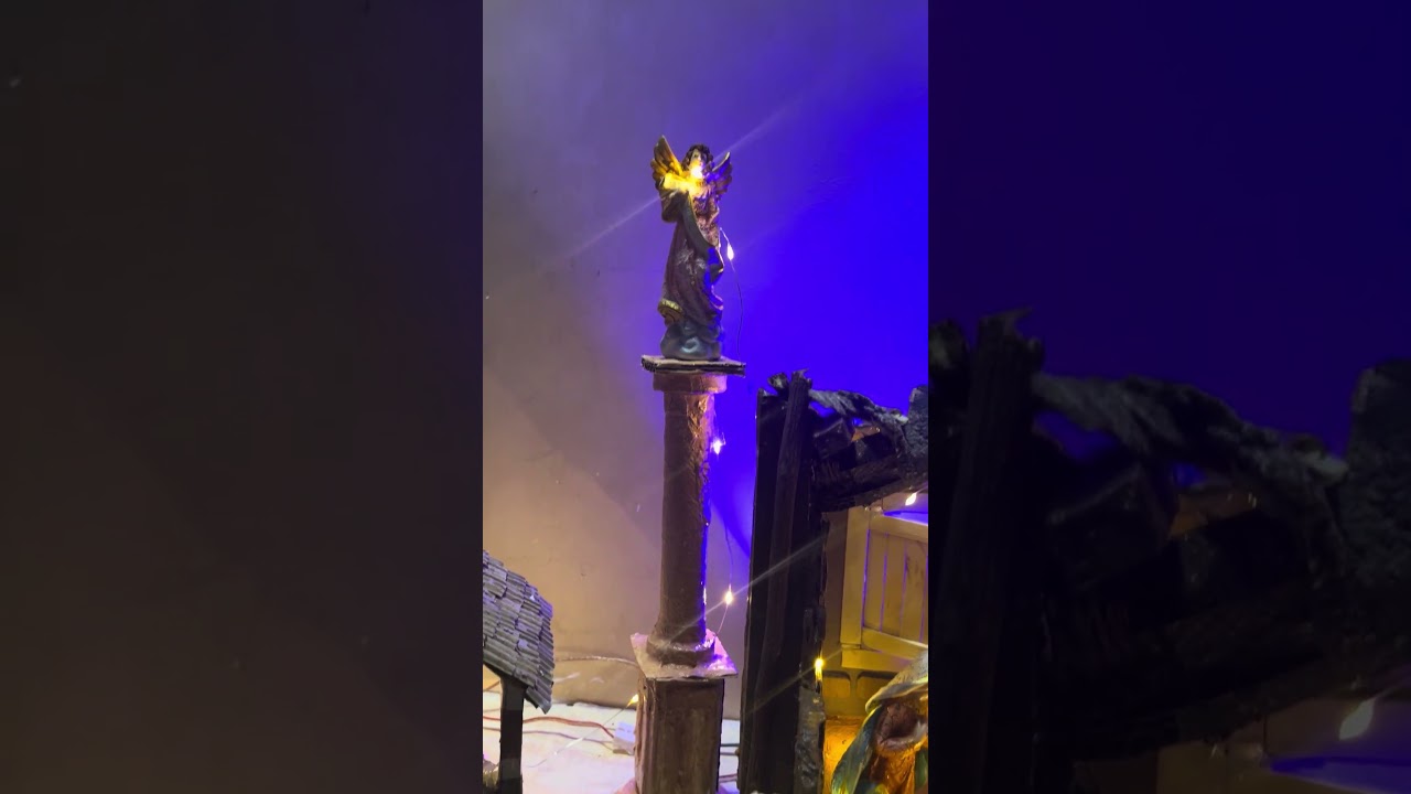 Where Artistry meets Adoration! Handmade Christmas Nativity Scene.#christmasdecor #diyprojects