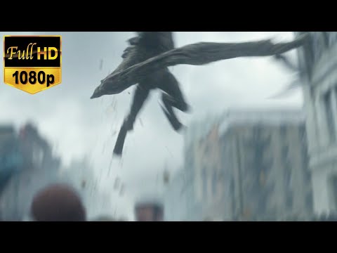 A Quiet Place Day One (2024) - Death angel rampaging and killing people scene [HD 1080p]