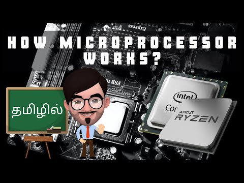 How Microprocessor Works in Tamil ? Basic process, Working and Uses