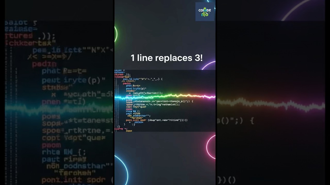 Python Pro Tip: Replace Loops with This Trick! #python #programming #shorts #tips #hack #viral #py