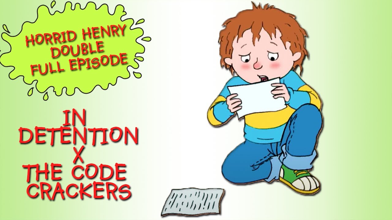 In Detention - The Code Crackers | Horrid Henry DOUBLE Full Episodes | Season 3