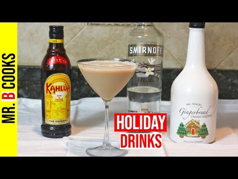 Gingerbread Martini | Christmas Drinks (Alcoholic) | Kahlua Drink Recipes
