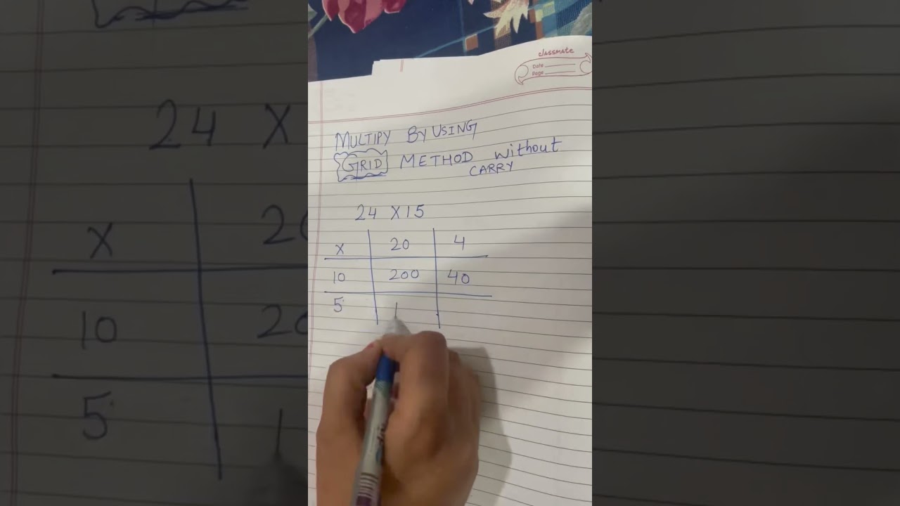 Multiplying by grid method 🙏🏼🔥🔥🔥🔥🔥🔥🔥🔥