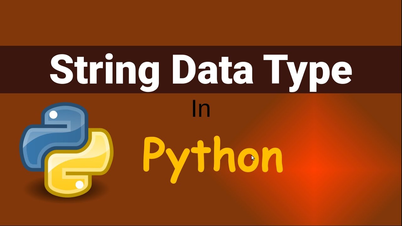 String Data Type in Python 3