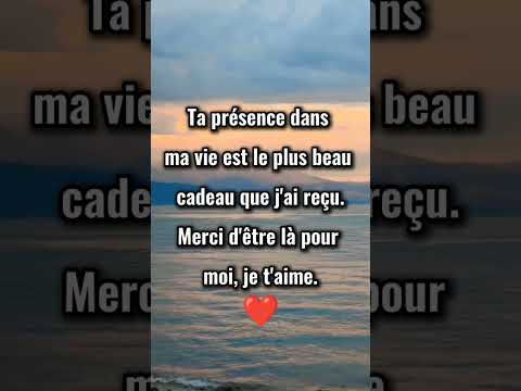 💕Mon amour, merci pour ton amour pour moi ❤️ je t'aime 💕❤️❣️ #lettre #amour #message #love