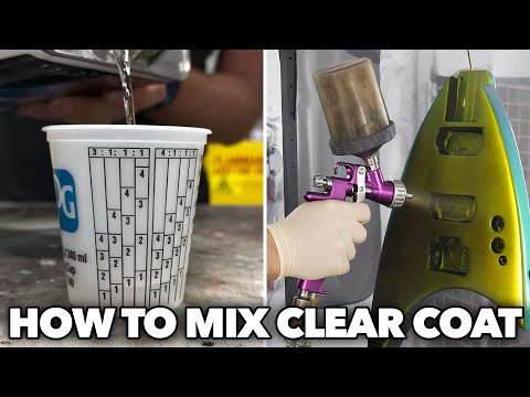 How To Mix CLEAR COAT!