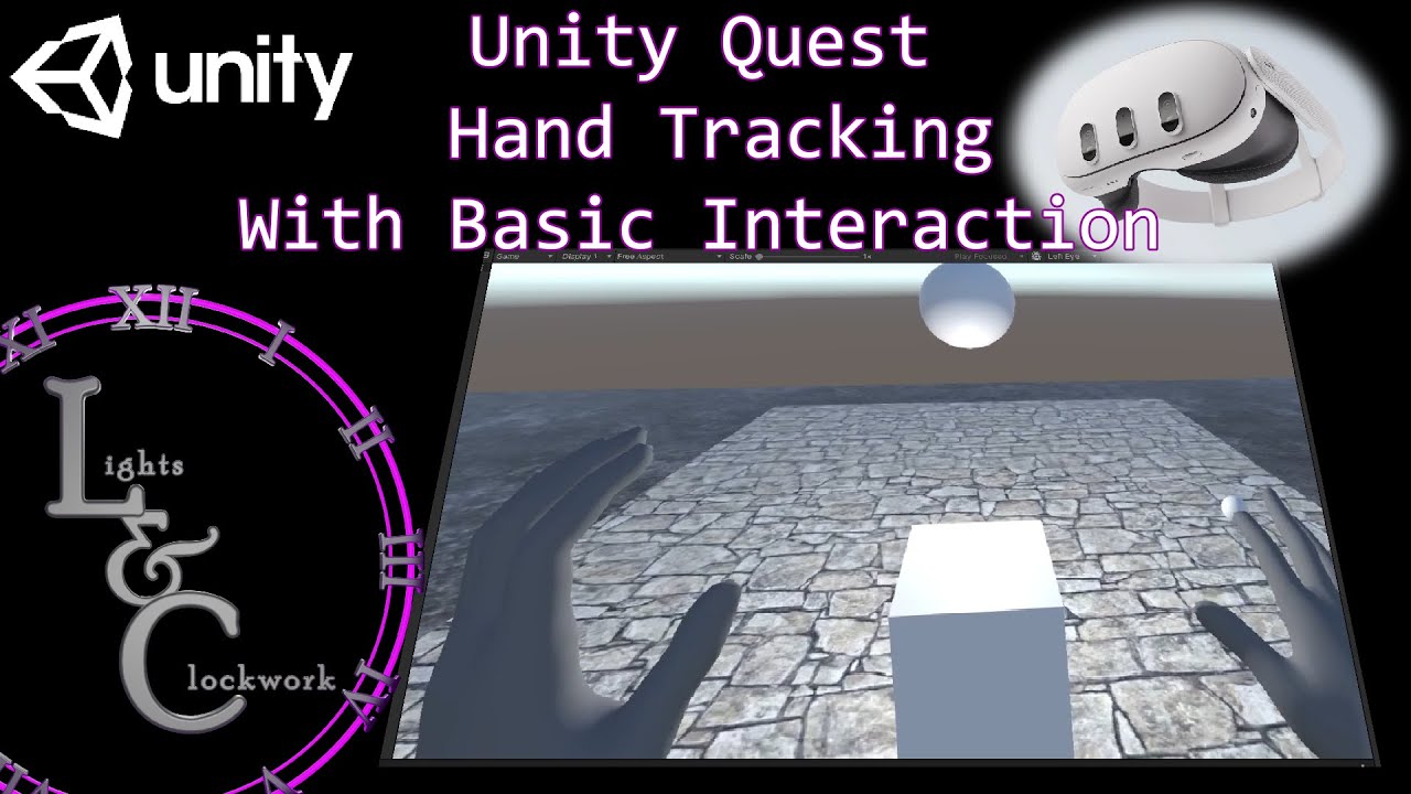 Unity Quest Hand Tracking with Basic Interaction