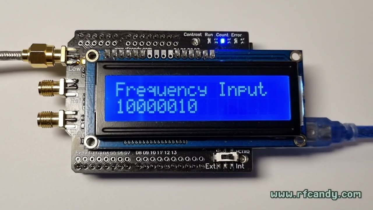 Arduino Frequency Counter DIY  1Hz to 2.5 GHz