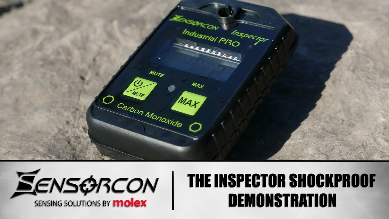 The Sensorcon Carbon Monoxide Shockproof Demonstration