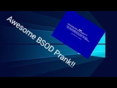 Awesome Blue Screen Of Death Prank