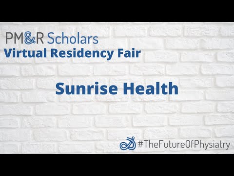 Virtual Residency Fair - Sunrise Health (Las Vegas)