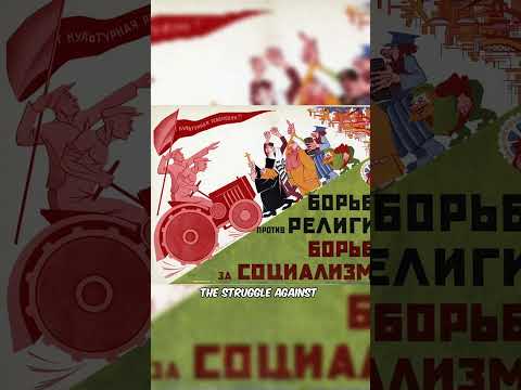 Soviet antireligious propaganda posters, from 19th centruries