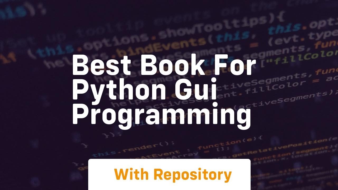 best book for python gui programming