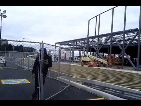 Temporary Fence Rental for New Walmart Brampton construction site 02