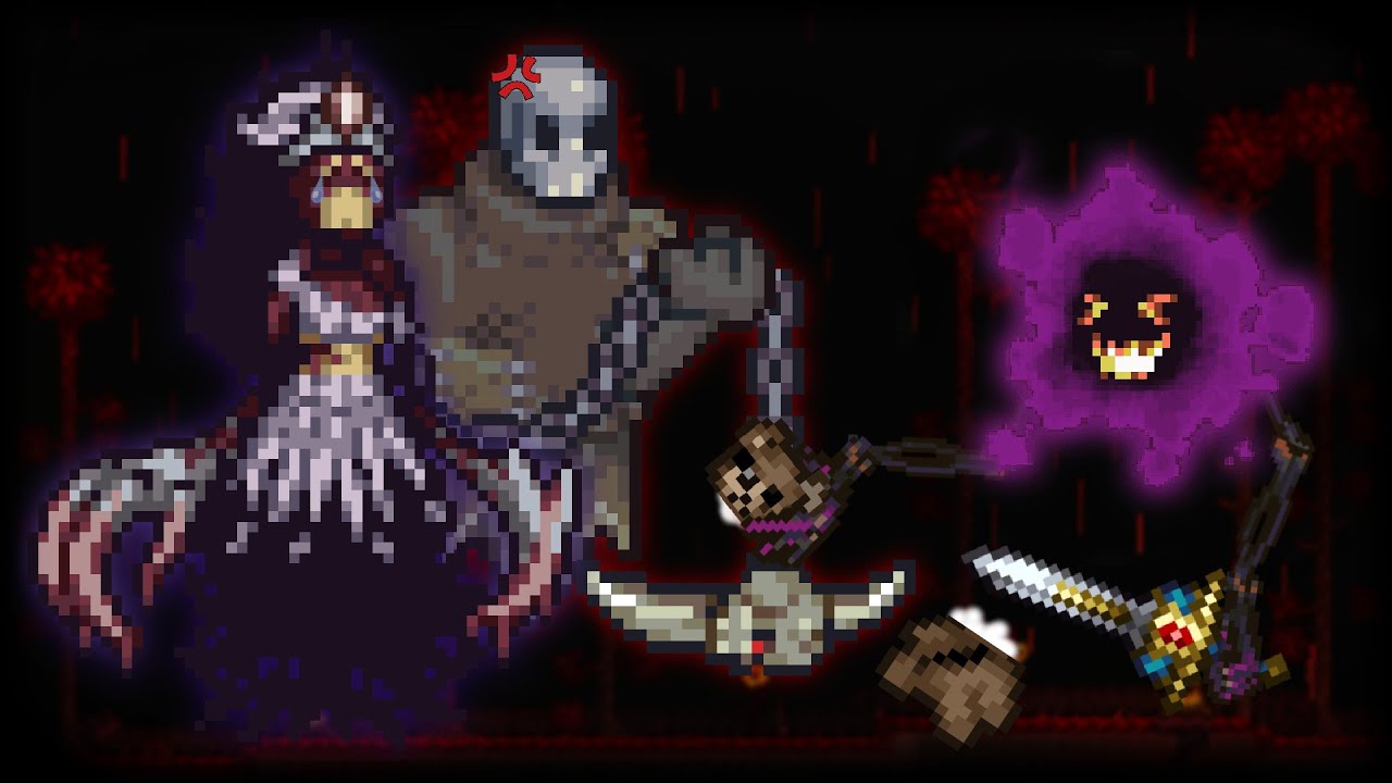 Terraria 1.4 No-hit - Mod of Redemption - The Keeper & Skull Digger