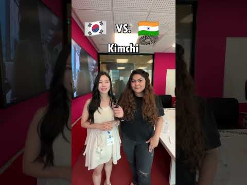 🇰🇷 Korean vs. 🇮🇳 Indian Food Accents ft. @KoreanGirl #foodchallenge #thakursisters