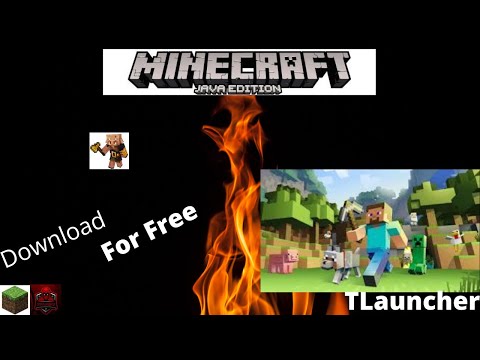 How to download MINECRAFT JAVA for free...TLauncher download.