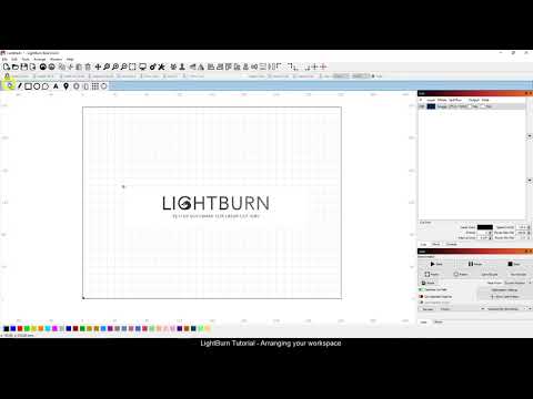 Color palette disappearing from the bottom of the screen - LightBurn ...