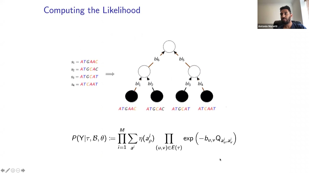Antonio Moretti: Variational Combinatorial Sequential MC Methods for Bayesian Phylogenetic Inference
