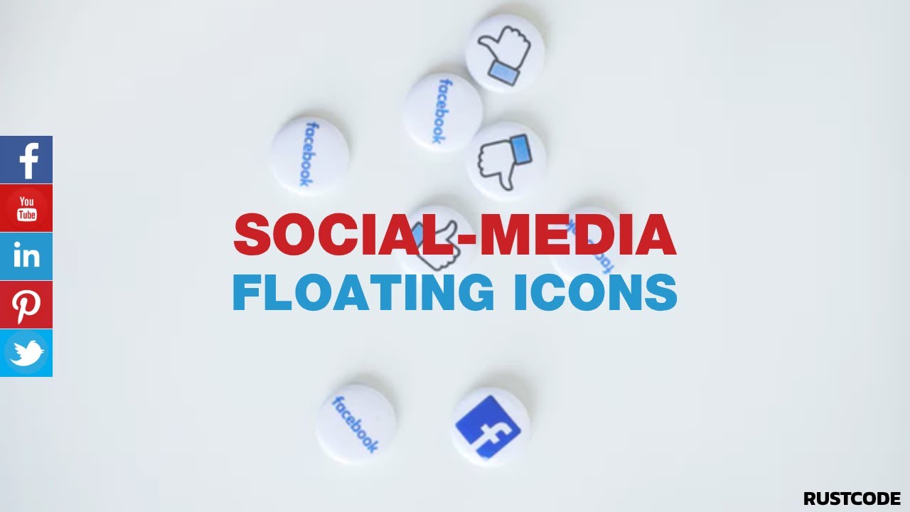 Floating Social Media Icons | HTML And CSS