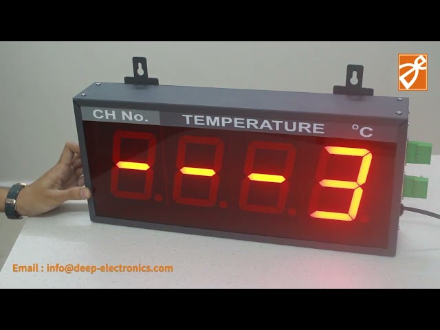 Jumbo Display Indicator - Jumbo Display Temperature Indicator LDI-01 ...